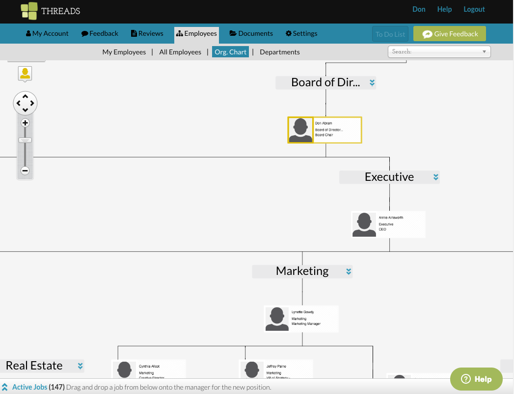 Update the Org Chart – Threads