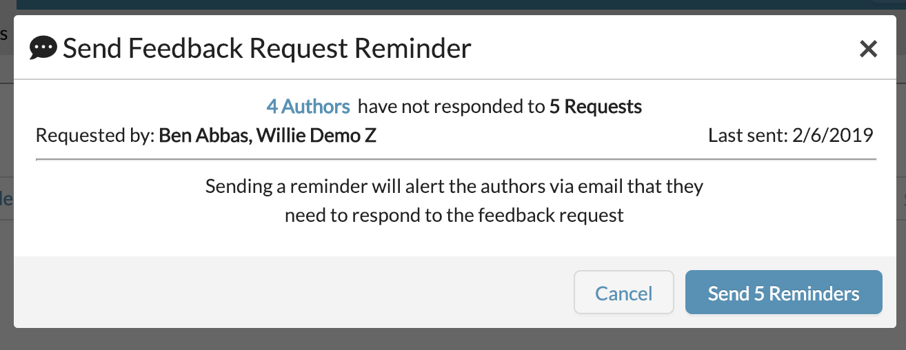 How to Send Feedback Request Reminders – Threads