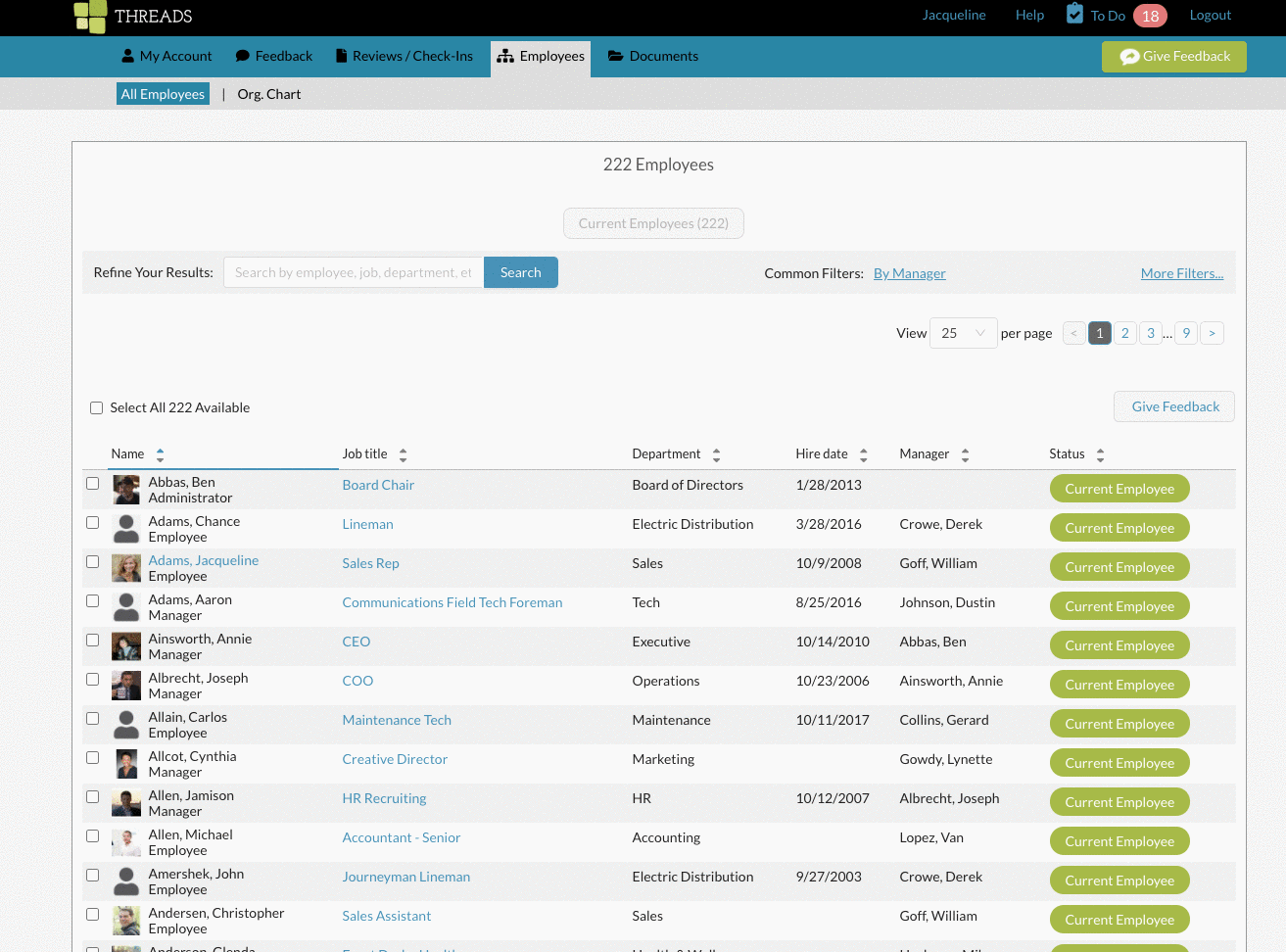 How to Complete a Feedback Request – Threads
