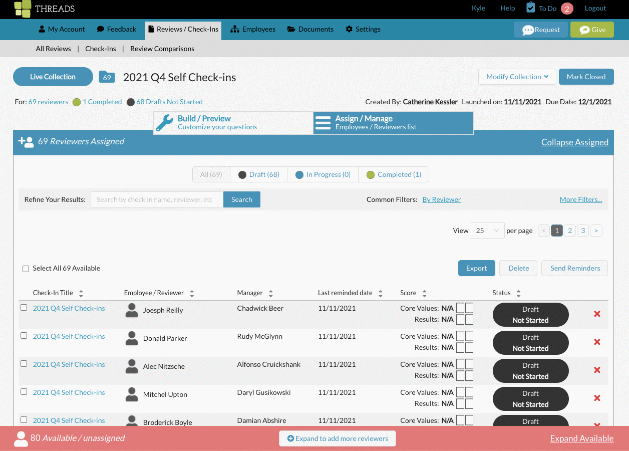 How to Send Self Check-In Reminders – Threads